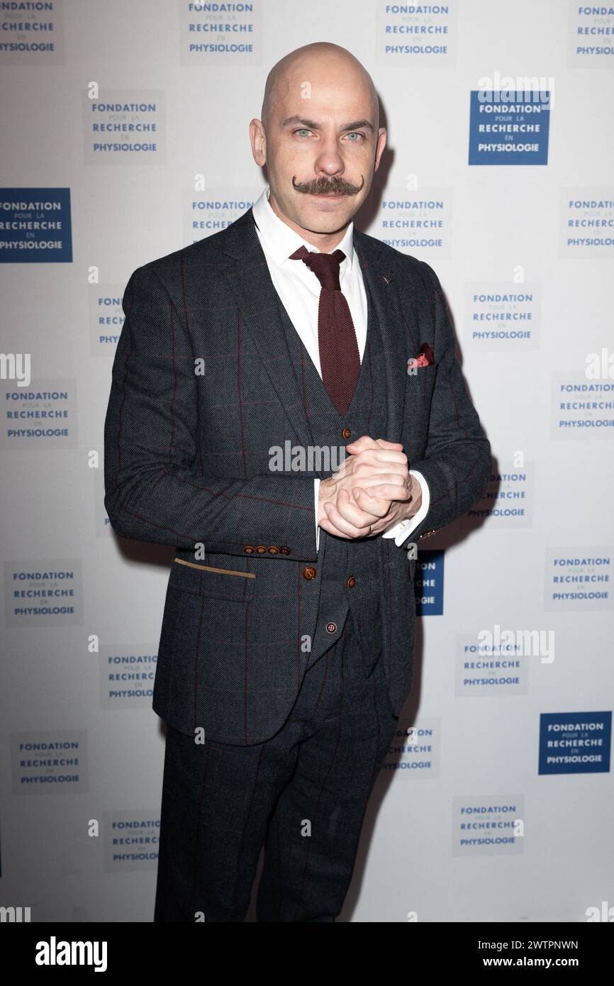 Paris, France. 19th Mar, 2024. Vincent Victor attends the Stethos d'or ...