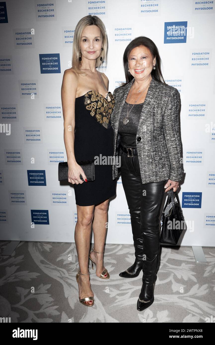 Paris, France. 19th Mar, 2024. Marie Saldmann and Jeanne D'Hauteserre ...