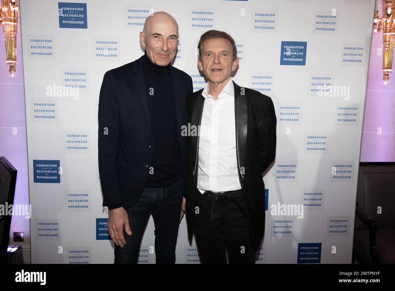 Doctor Fredric Saldmann and Nicolas Canteloup attend the Stethos d’or ...