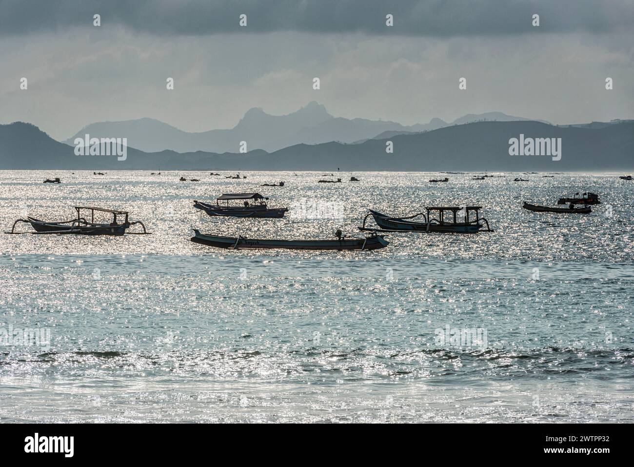 Shot fishing boat kuta beach hi-res stock photography and images - Alamy