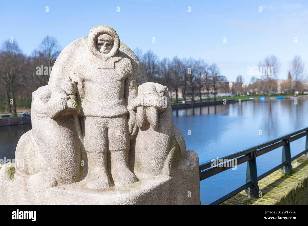 Amsterdam The Netherlands 18th March 2024 Sculptures on the ...
