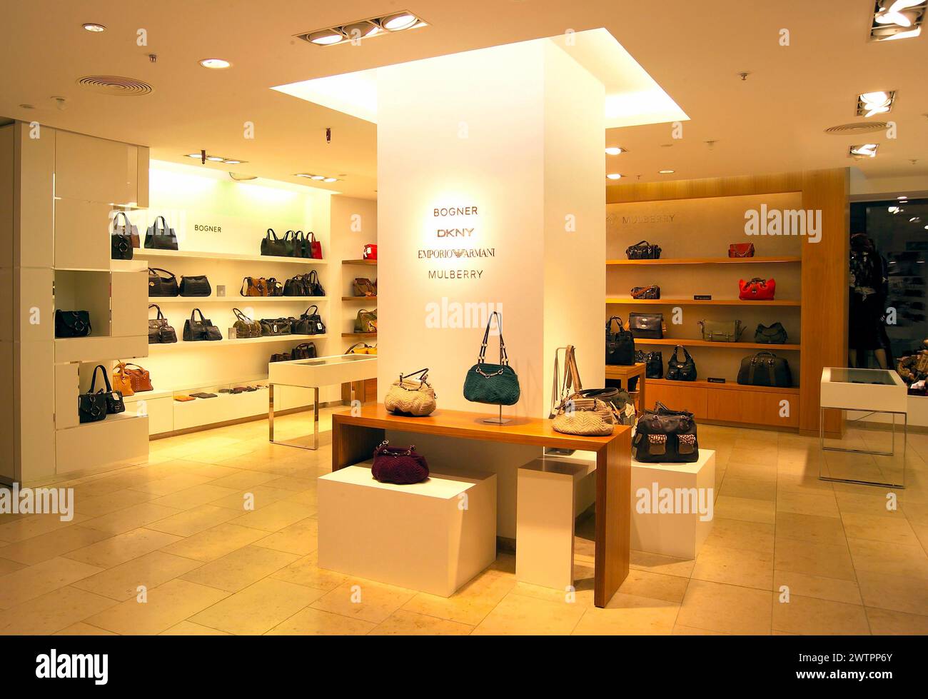 Leather goods department hi-res stock photography and images - Alamy