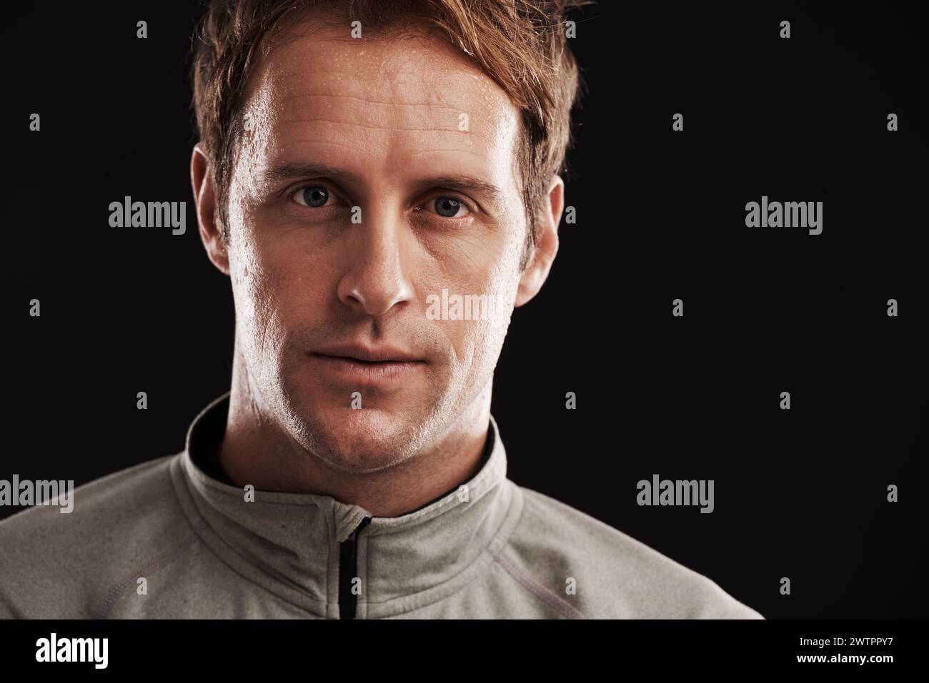 Black male runner with jacket hi-res stock photography and images - Alamy