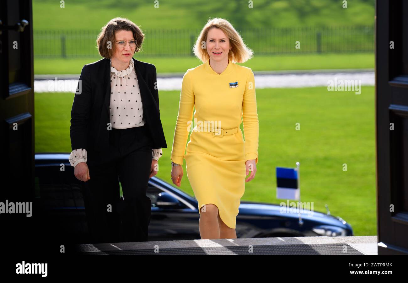 19 March 2024, Berlin: Dörte Dinger (l), Head of the Office of the ...