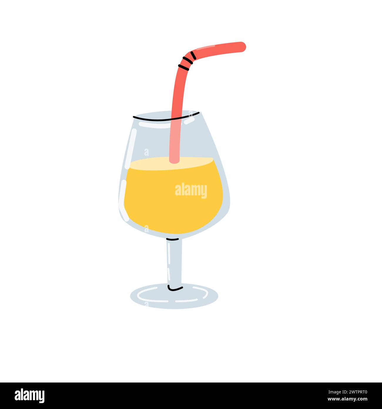 Straw can Stock Vector Images - Alamy