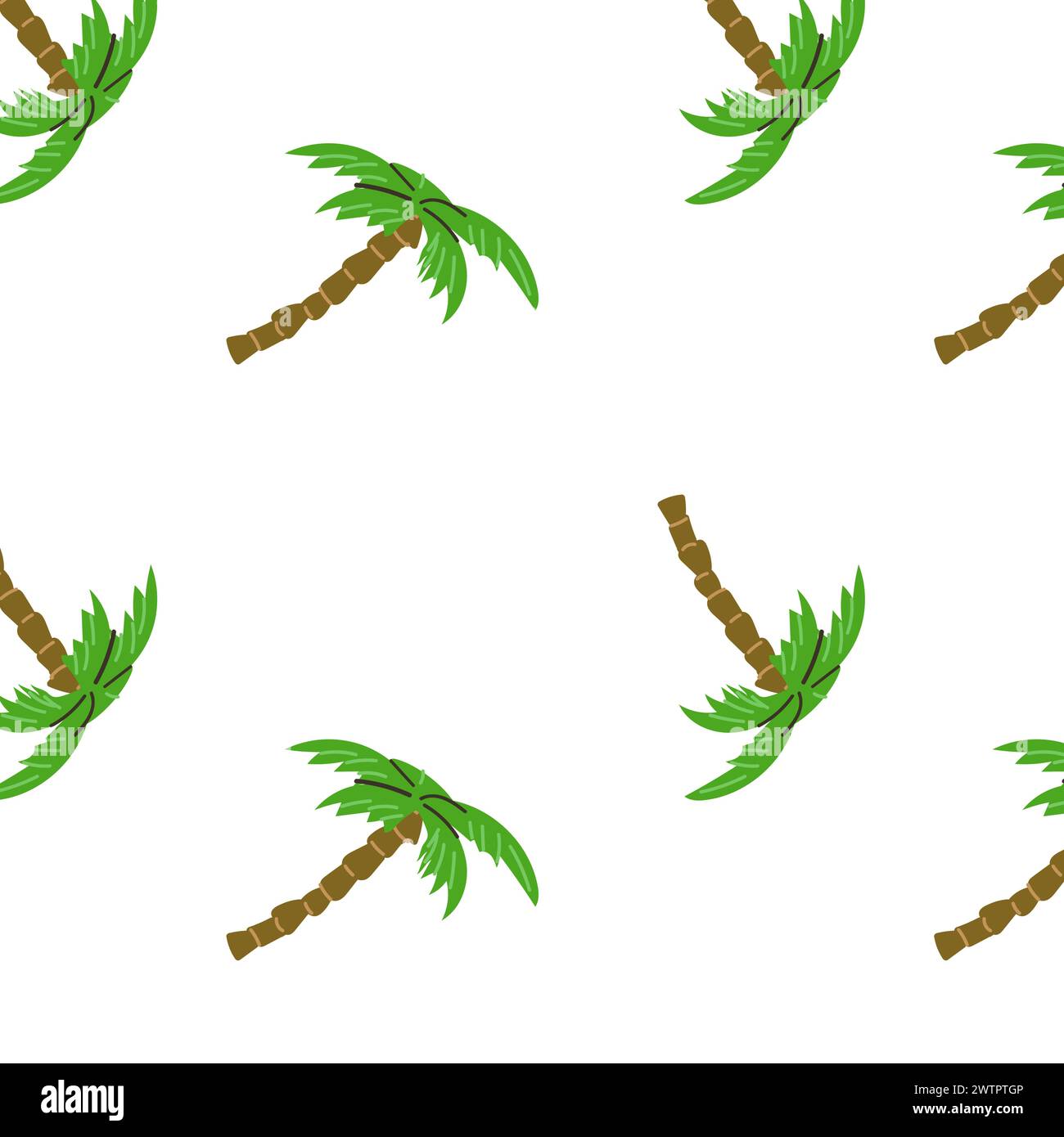 Palm tree minimalistic pattern background for textile. Vector ...
