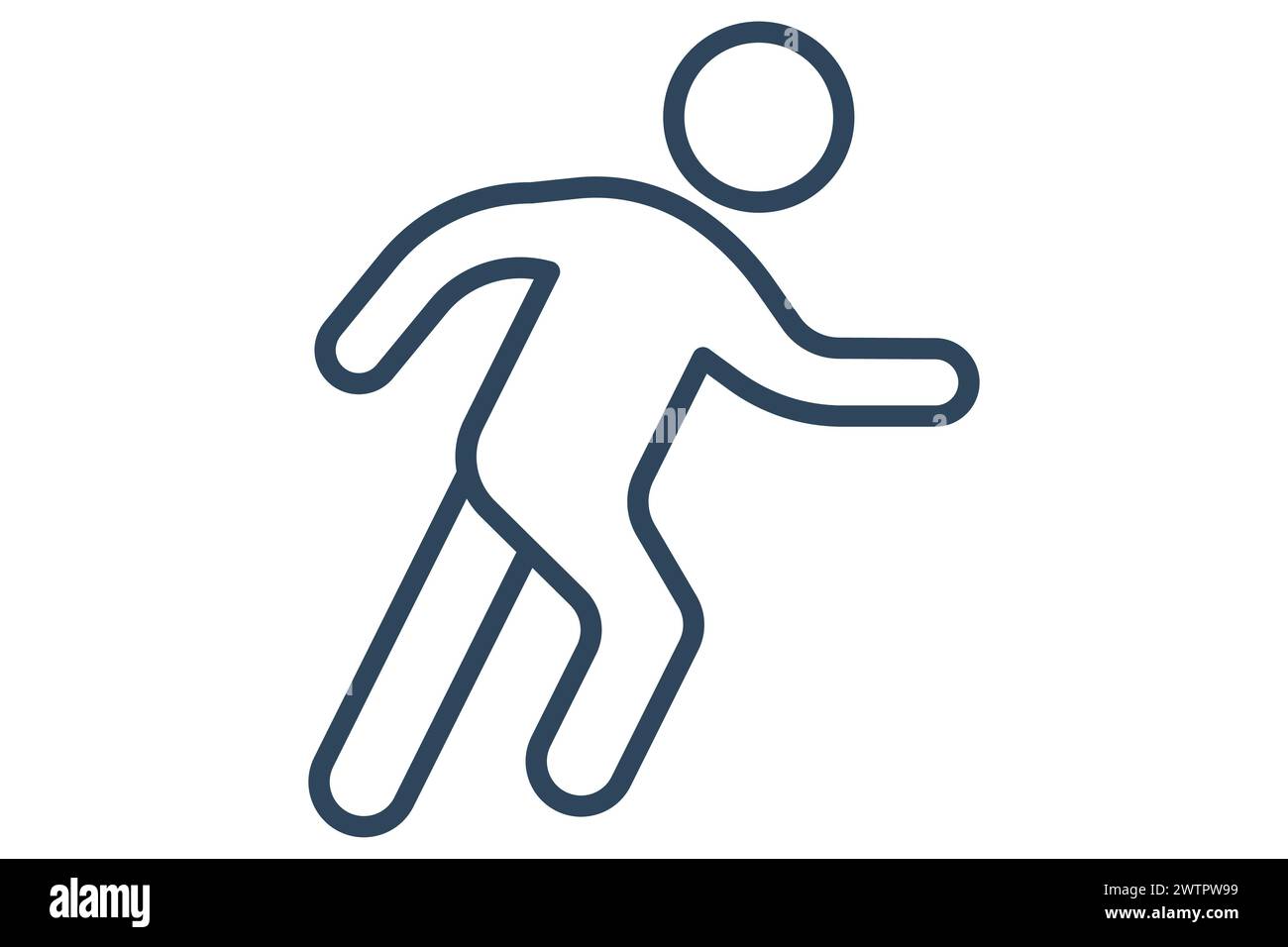 running icon. people running. icon related to sport, gym. line icon ...