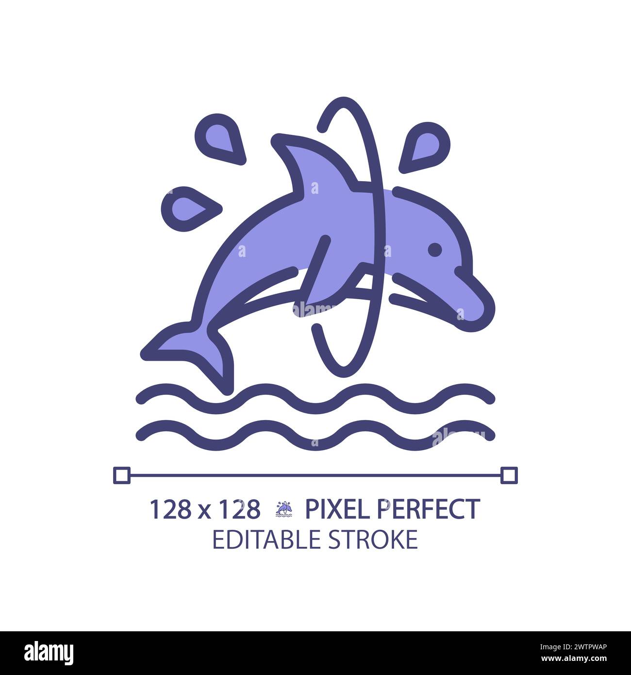 Pixel dolphin hi-res stock photography and images - Alamy
