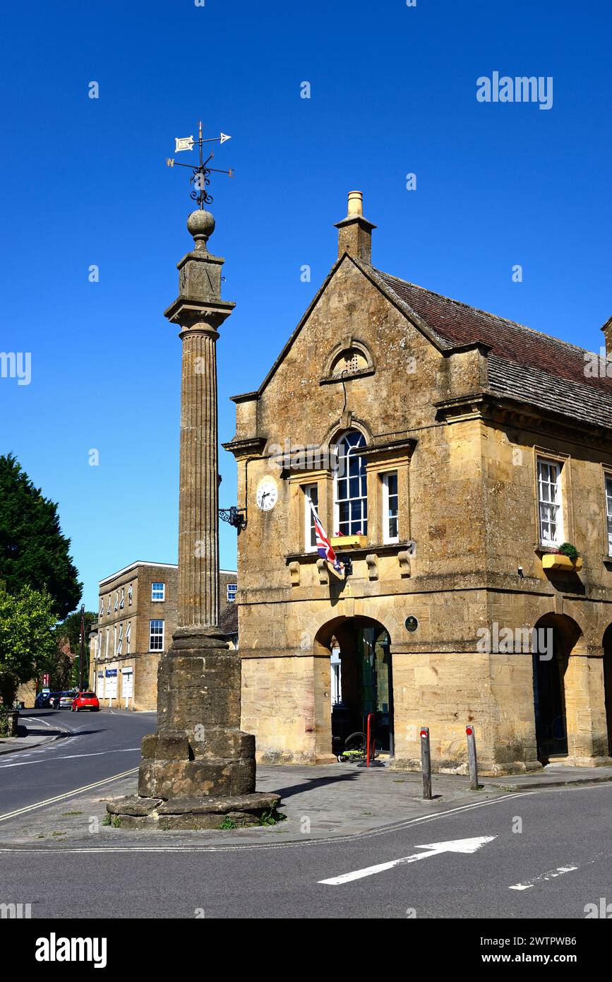 View of the Market House also known as Martock town hall along Church ...
