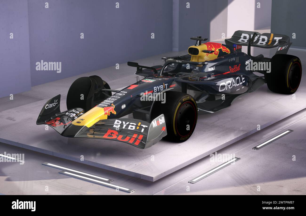 RedBull RB-20: the RB20 car that RedBull drivers will race in the 2024 ...