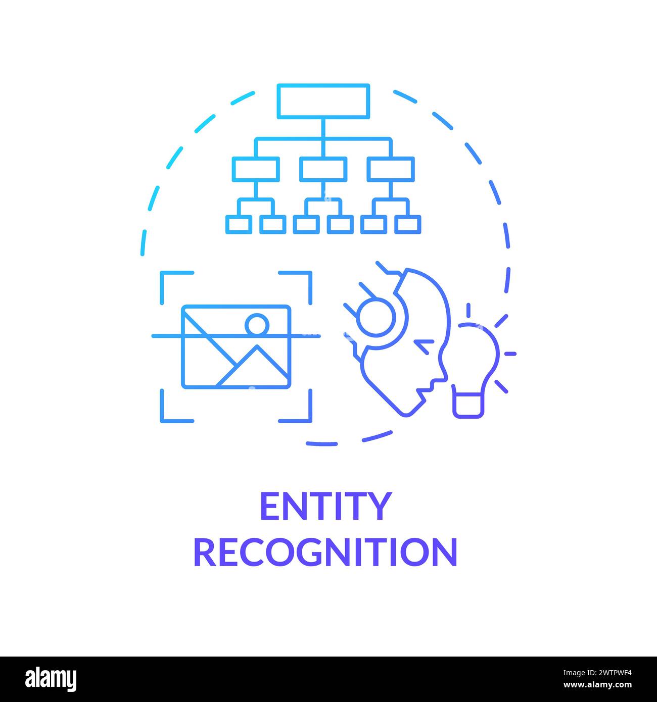 Entity recognition blue gradient concept icon Stock Vector Image & Art ... Entity recognition blue gradient concept icon Stock Vector Image & Art ...