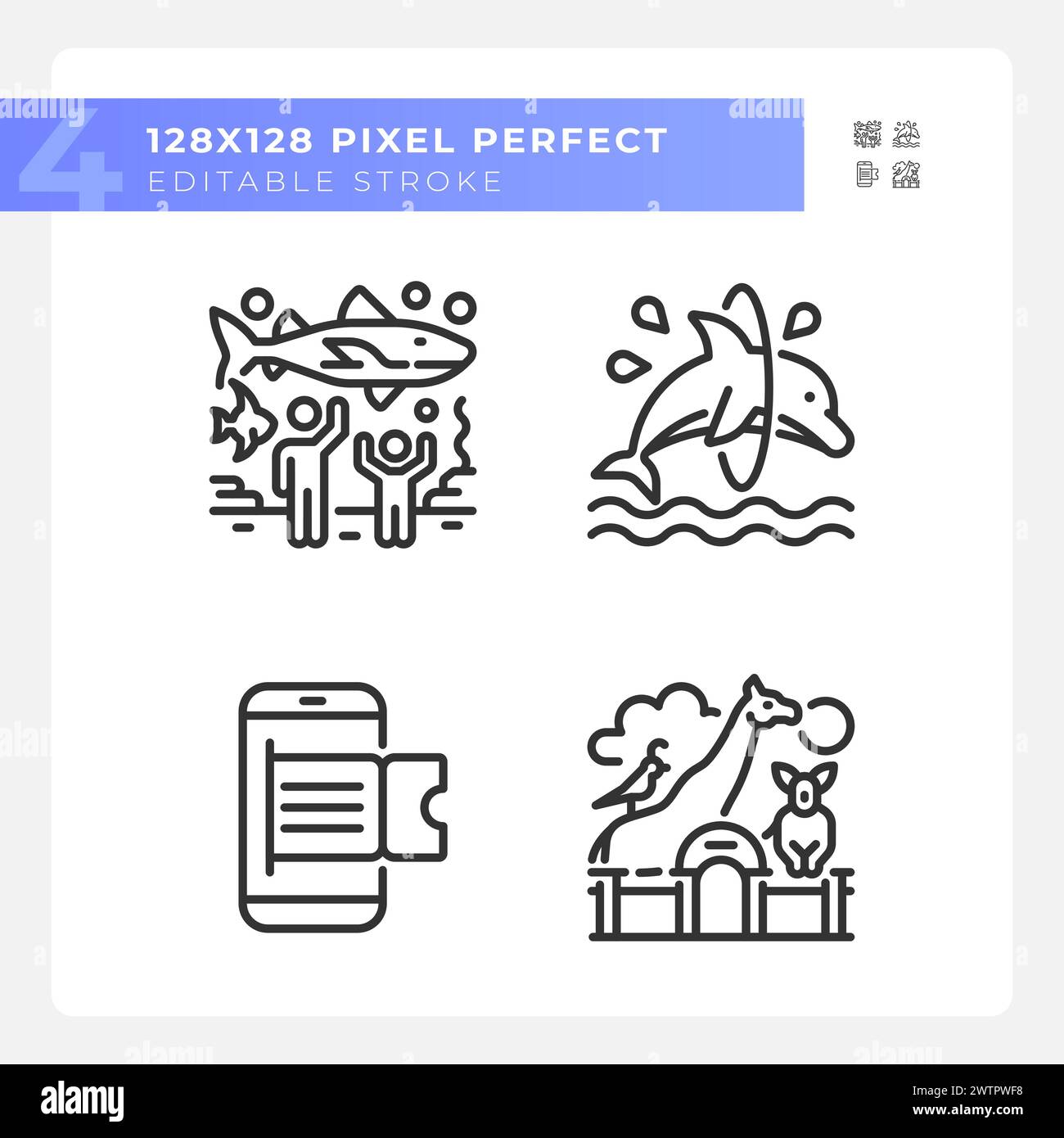 Zoological exhibit Stock Vector Images - Alamy