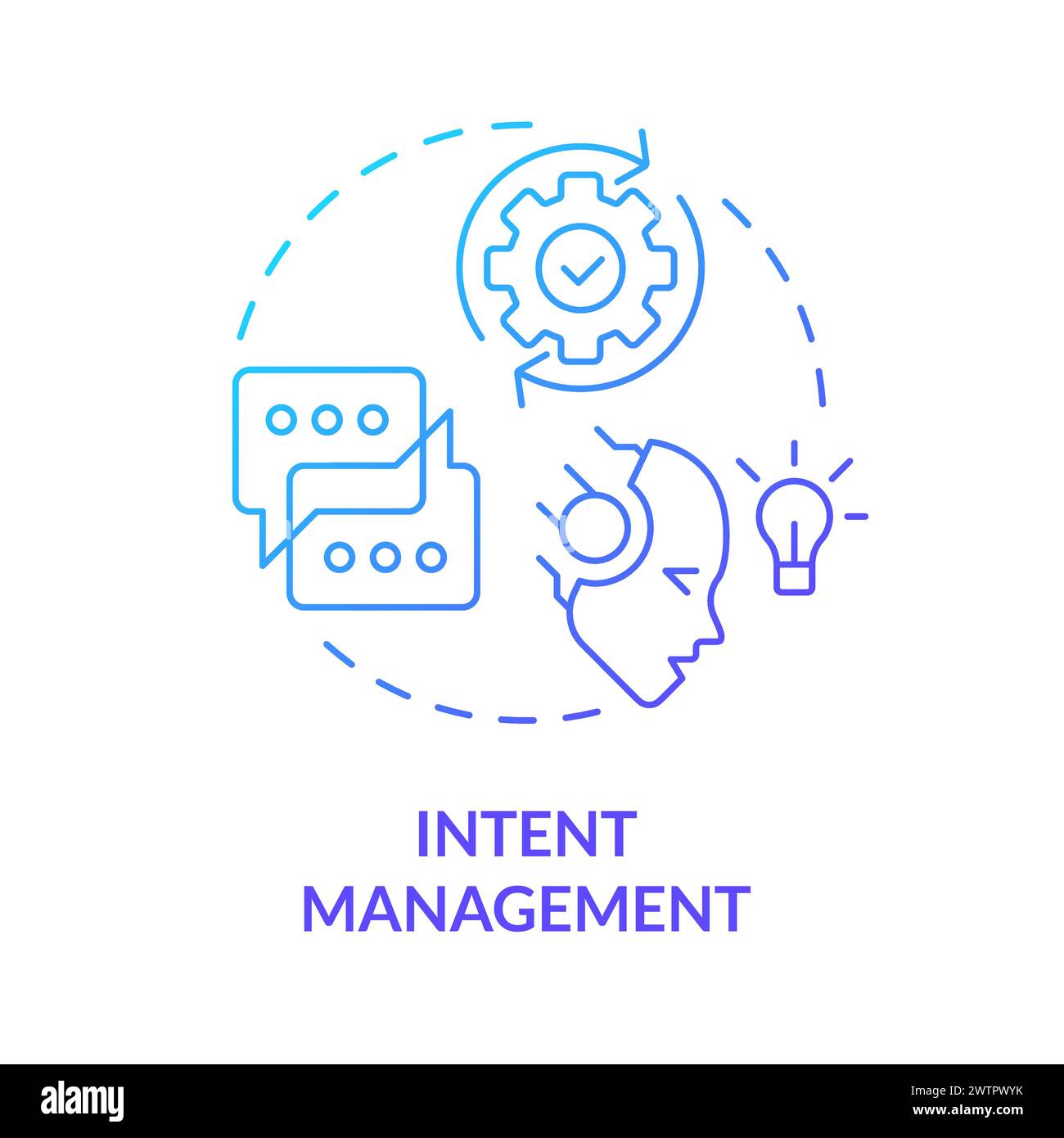Intent management blue gradient concept icon Stock Vector Image & Art ... Intent management blue gradient concept icon Stock Vector Image & Art ...