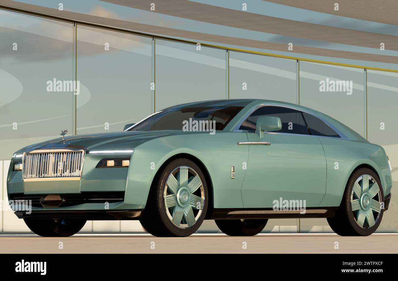 Rolls-Royce Spectre.The first electric car from RollS Royce Stock Photo ...