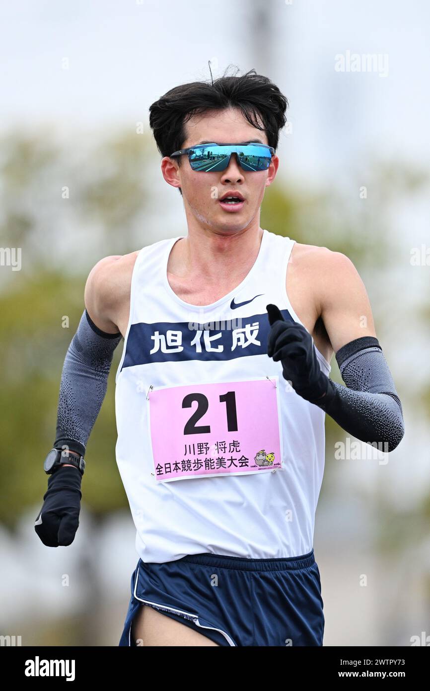 Nomi, Ishikawa, Japan. Credit: MATSUO. 17th Mar, 2024. Masatora Kawano ...