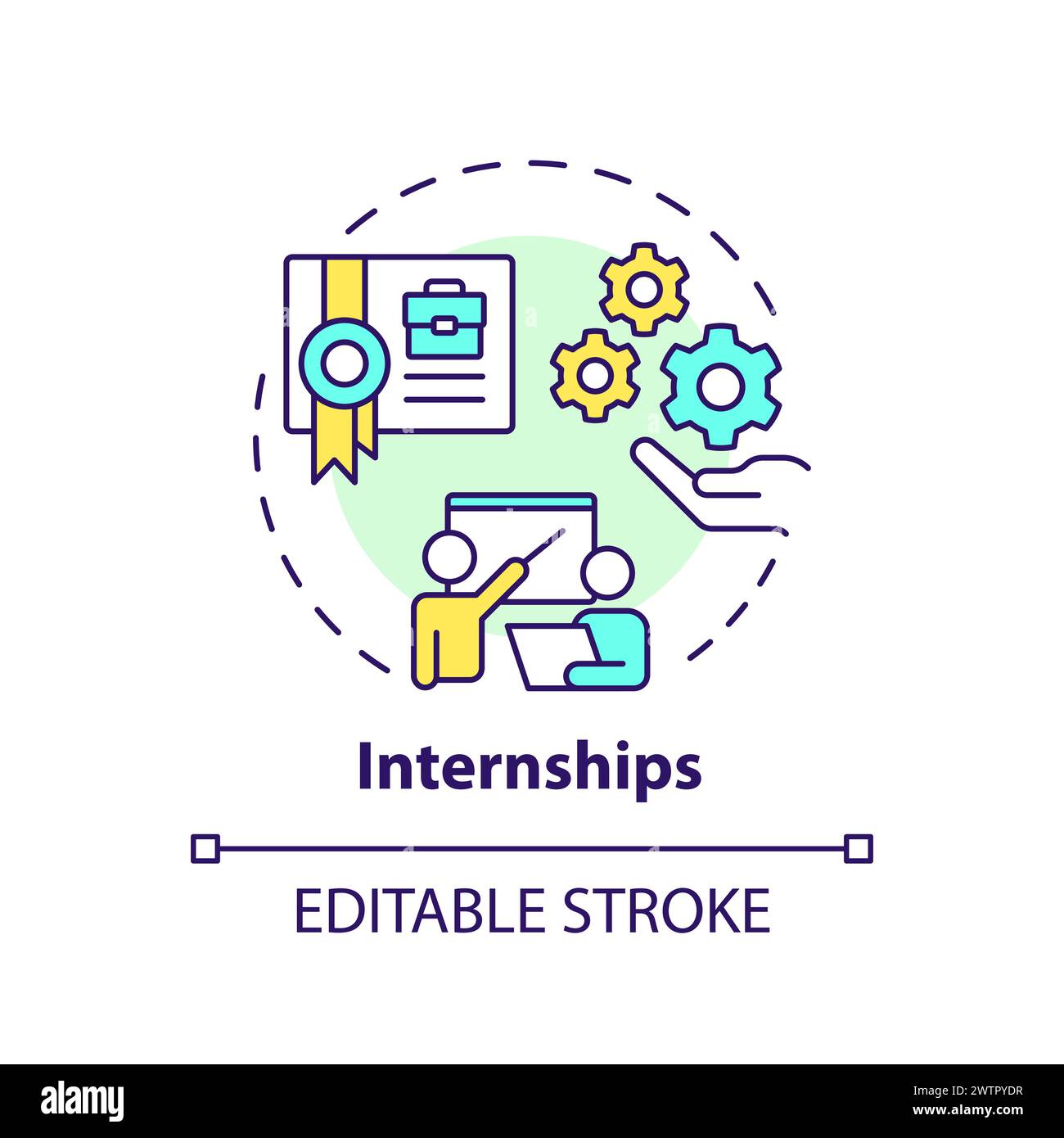 Internships multi color concept icon Stock Vector Image & Art - Alamy Internships multi color concept icon Stock Vector Image & Art - Alamy