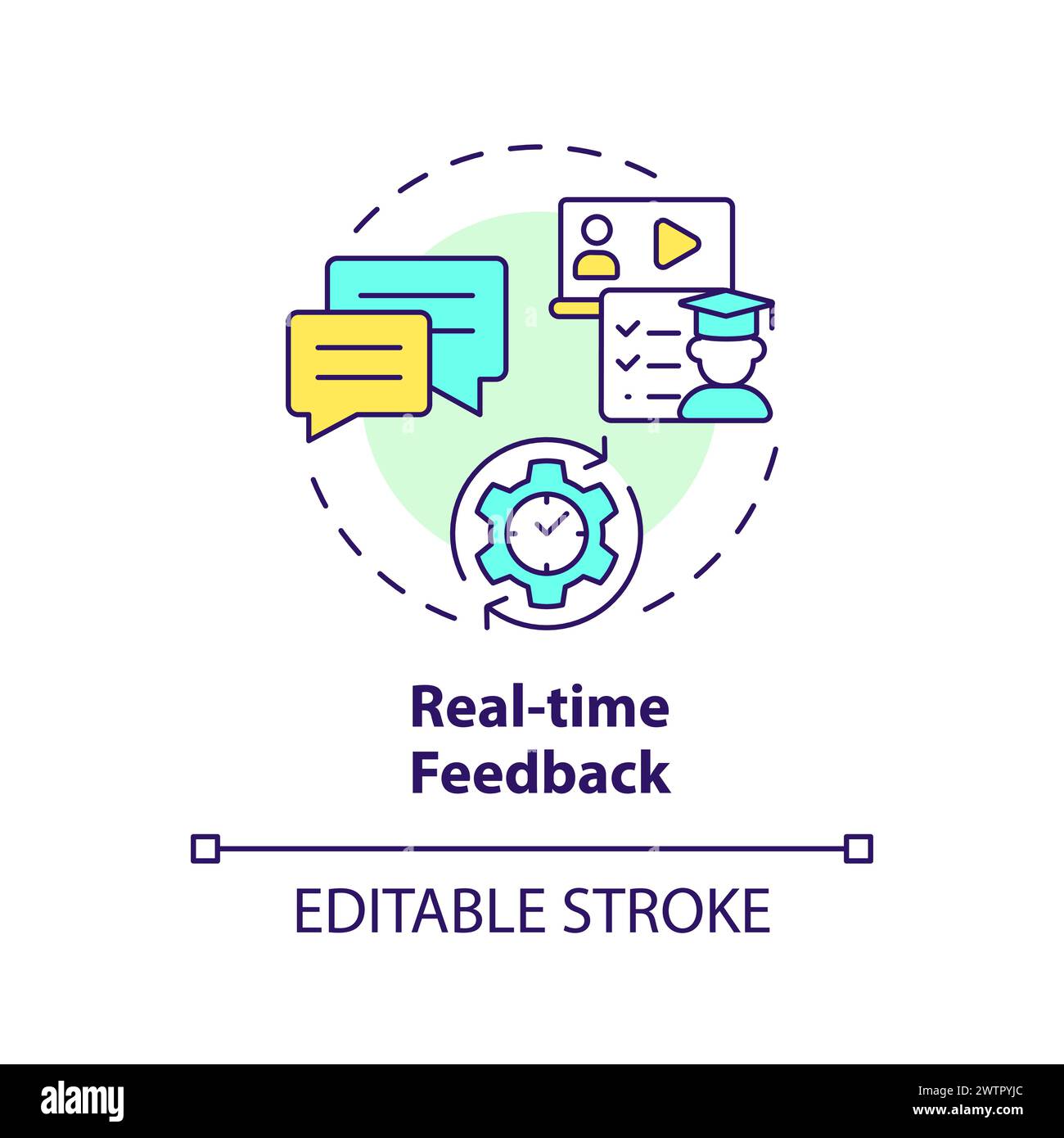 Receive feedback Stock Vector Images - Alamy