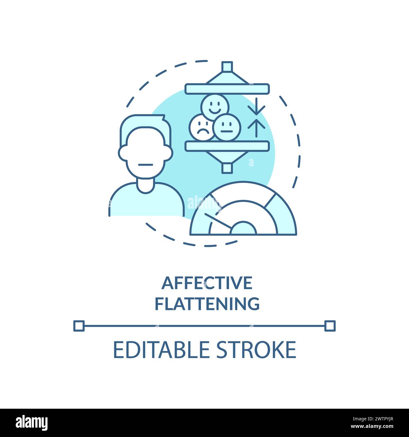 Affective flattening hi-res stock photography and images - Alamy