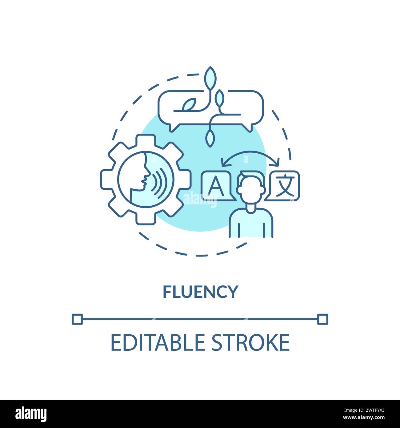 Language proficiency Stock Vector Images - Alamy