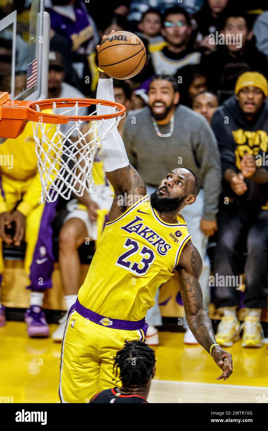Lebron james lakers 2024 hi-res stock photography and images - Alamy