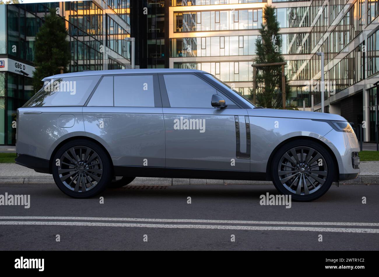 Range Rover . Luxury SUV with high performance Stock Photo - Alamy