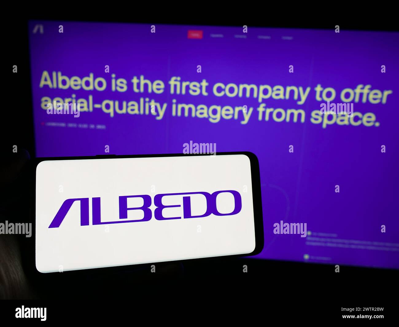 Albedo space logo hi-res stock photography and images - Alamy