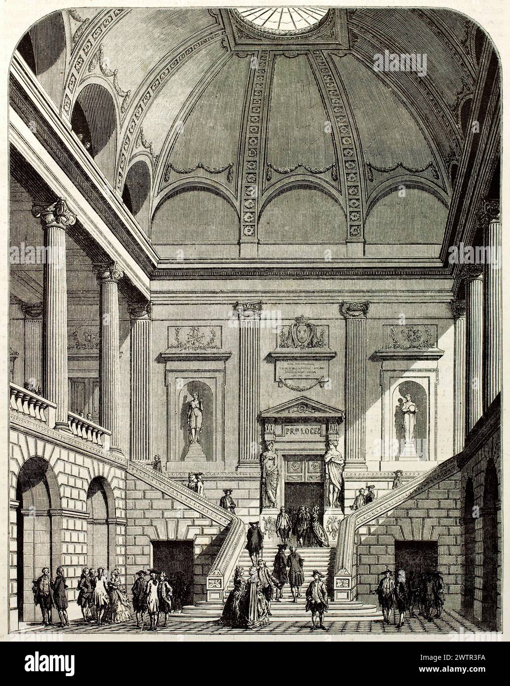 Vestibule and staircase hi-res stock photography and images - Alamy