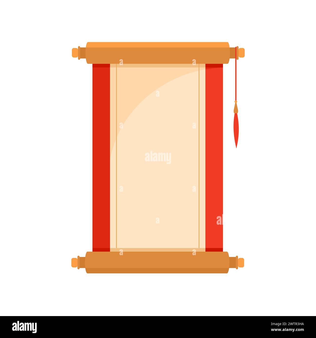 Chinese ancient scroll. Oriental asian scroll paper, japanese culture ...