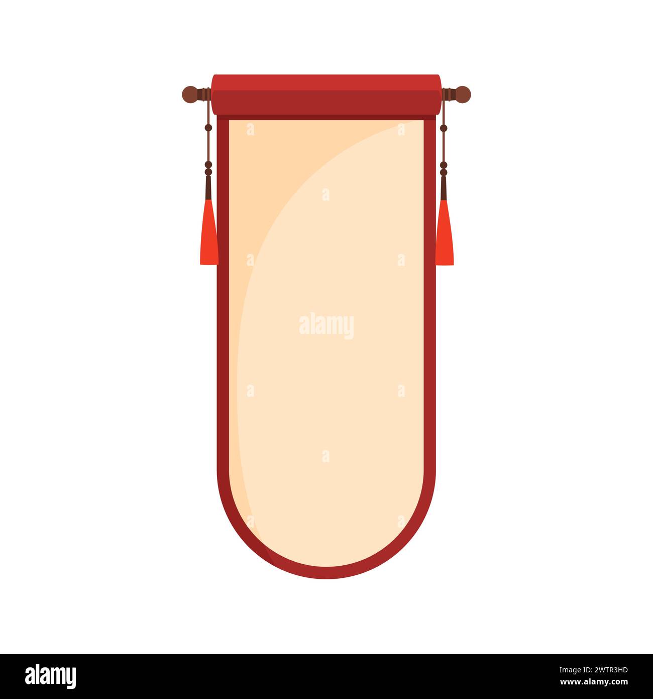 Chinese decorative scroll. Oriental asian scroll paper, japanese ...