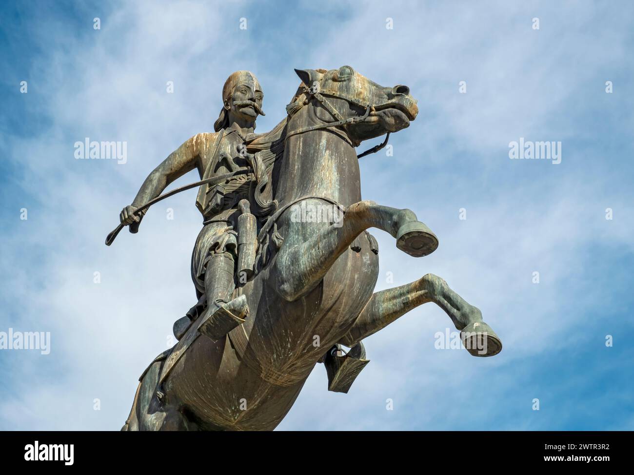 Equestrian statue of Georgios Karaiskakis, Athens, Greece Stock Photo ...