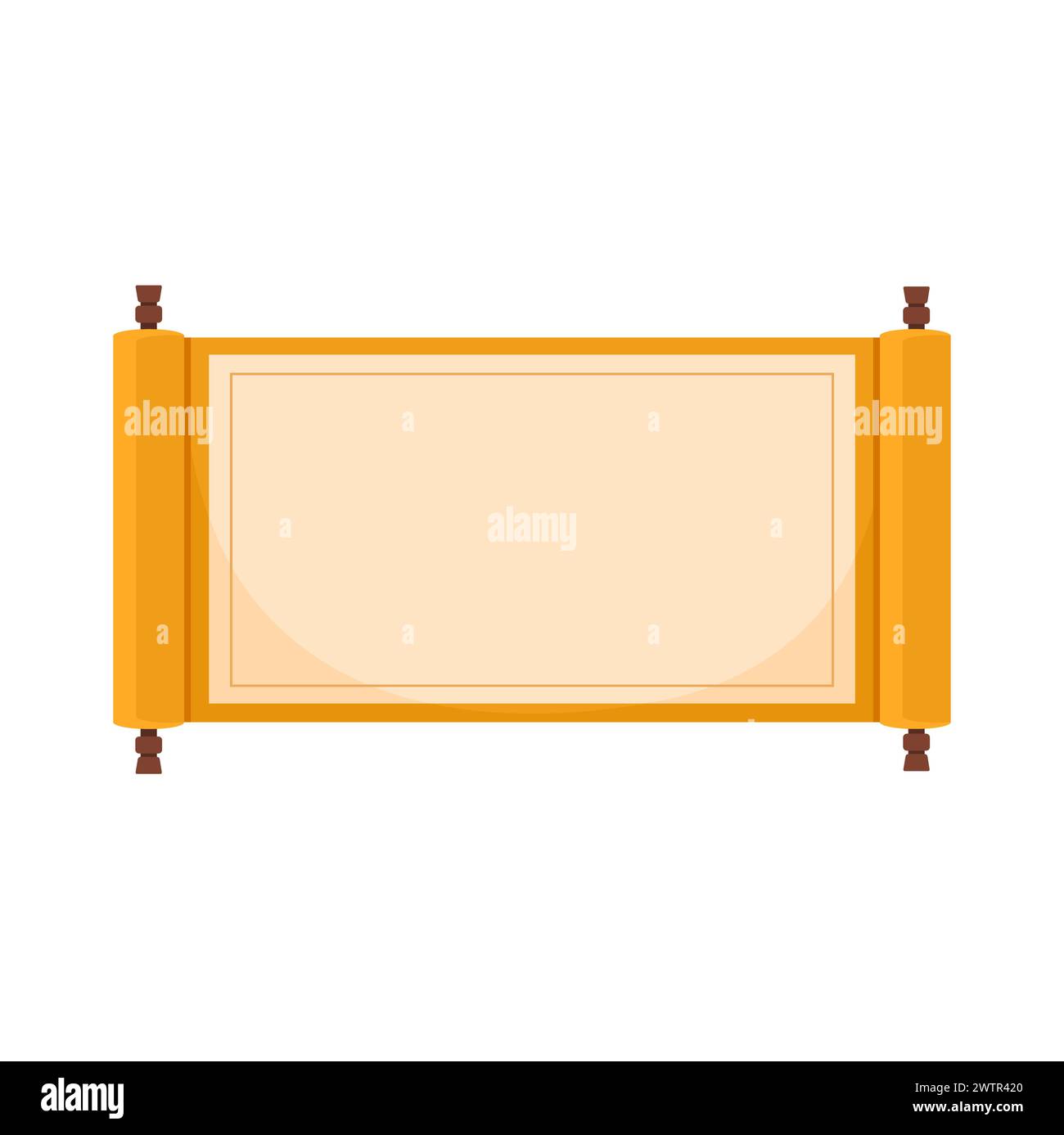 Chinese horizontal scroll. Oriental asian scroll paper, japanese ...