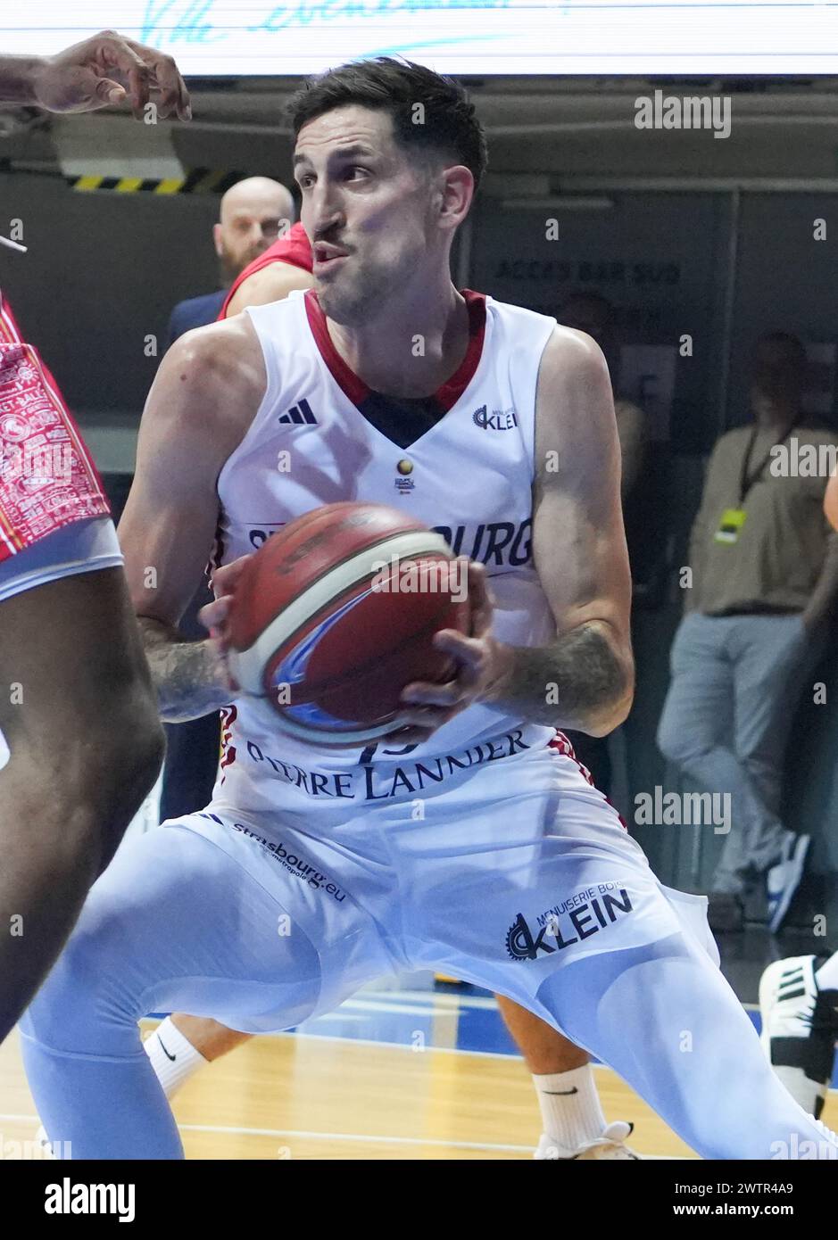 Paul Lacombe of SIG Strasbourg during the French Cup, Top 8 Arena Loire ...