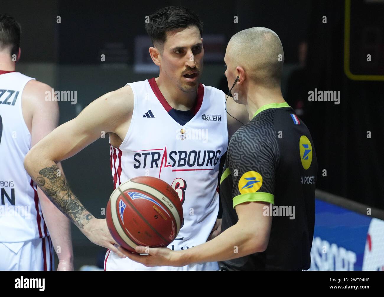 Paul Lacombe of SIG Strasbourg during the French Cup, Top 8 Arena Loire ...