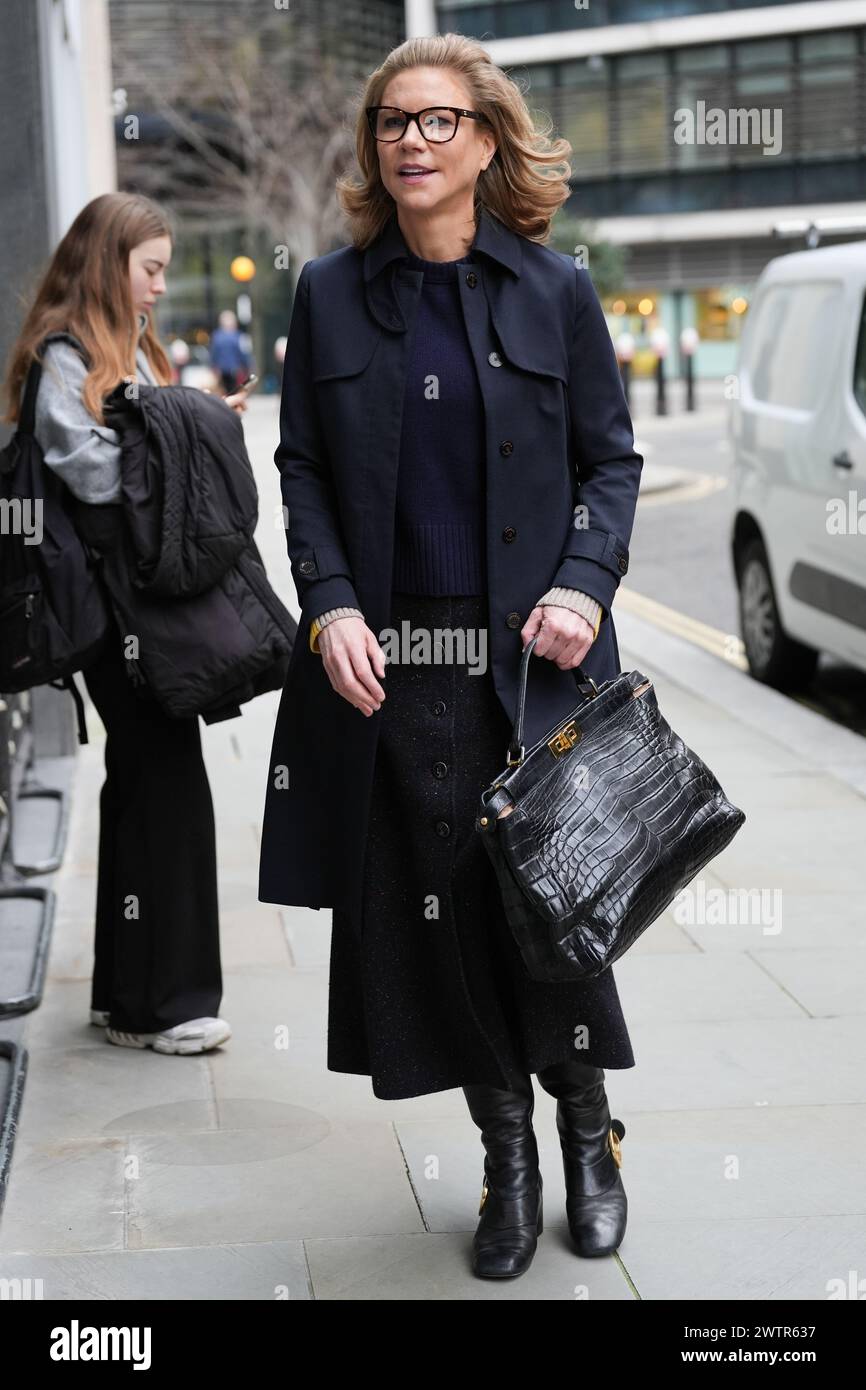 Newcastle United co-owner Amanda Staveley arrives at the Rolls Building ...