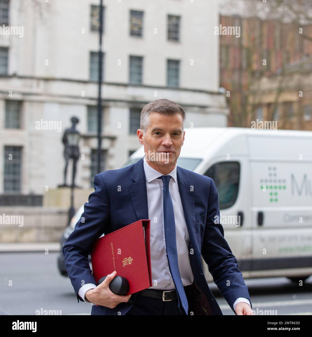 London, UK. 18th Mar, 2024. Mark harper Secretary of State for ...