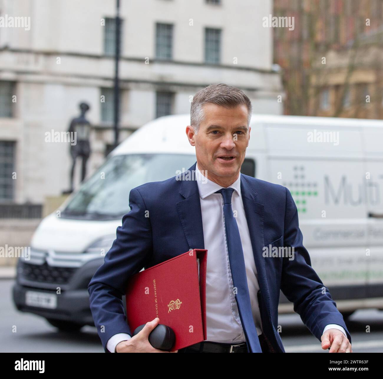 London, UK. 18th Mar, 2024. Mark harper Secretary of State for ...