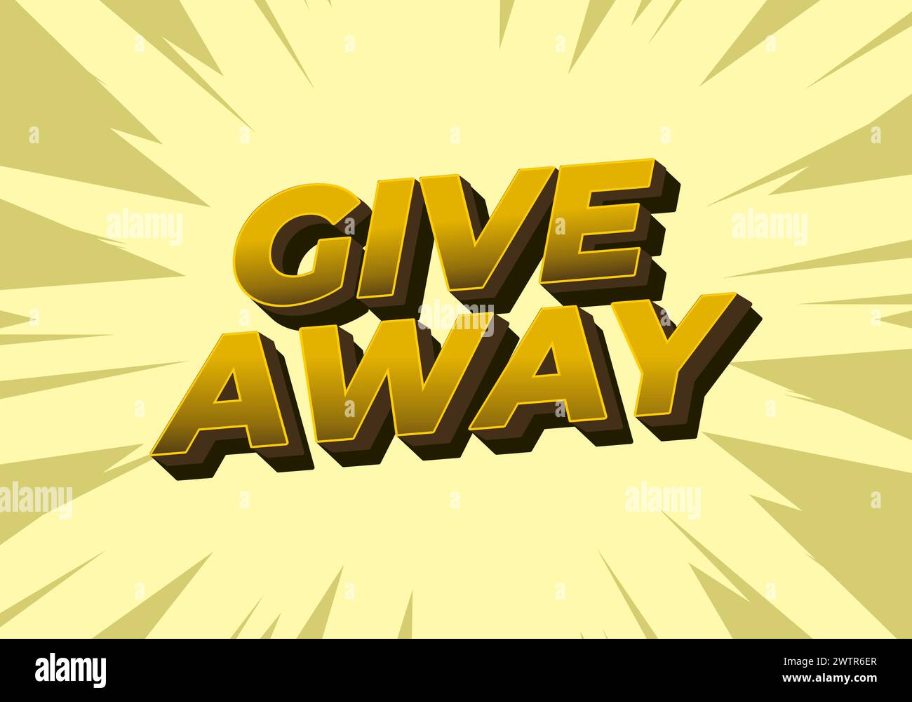 Free giveaway poster Stock Vector Images - Alamy