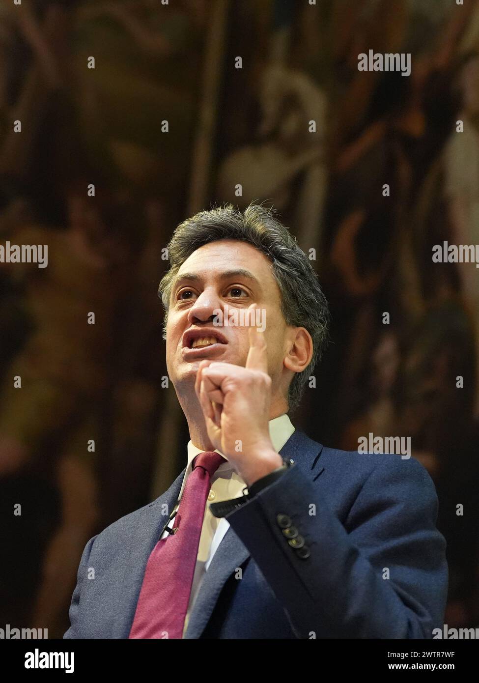 Shadow energy secretary Ed Miliband attends a Green Alliance event at ...