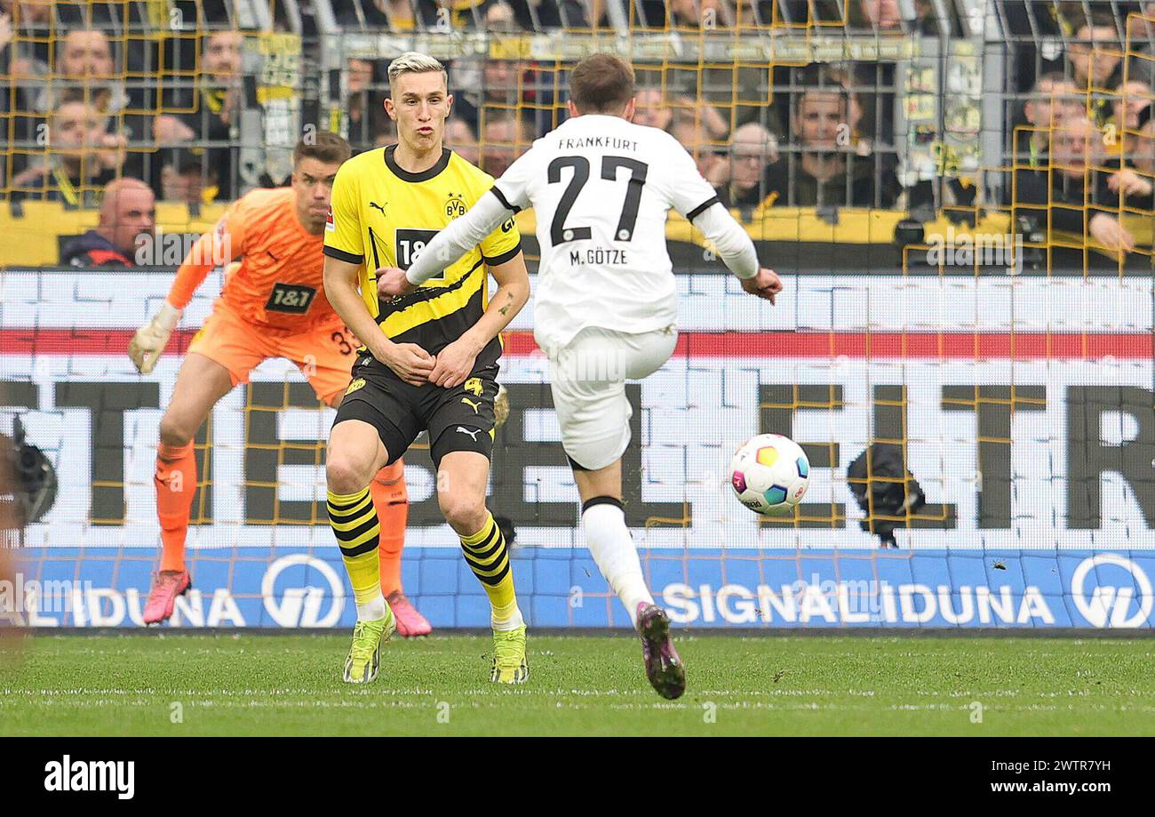 Bvb borussia dortmund sge sg eintracht frankfurt hi-res stock ...