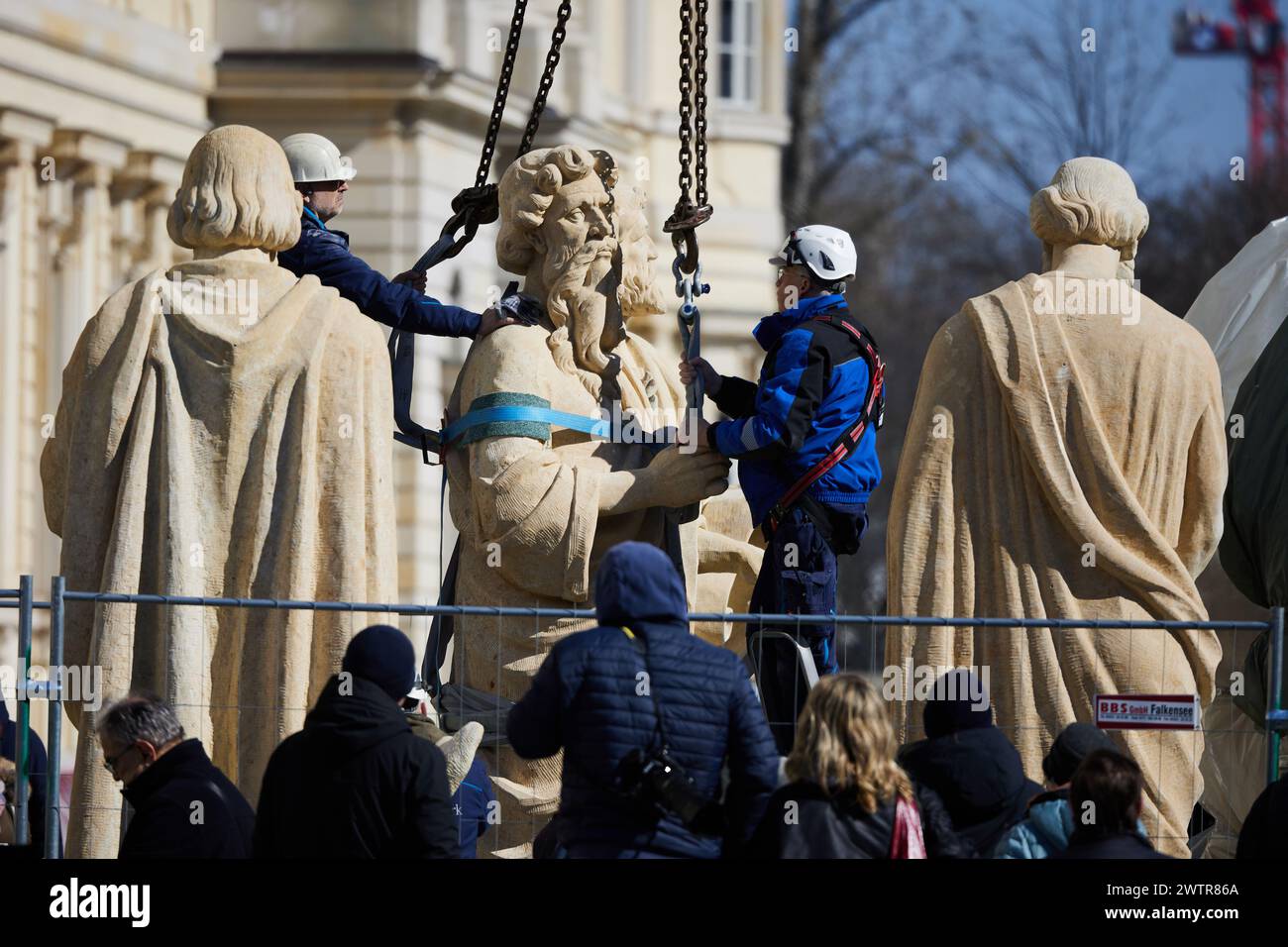 Berlin, Germany. 19th Mar, 2024. A sculpture of the prophet Jeremiah ...