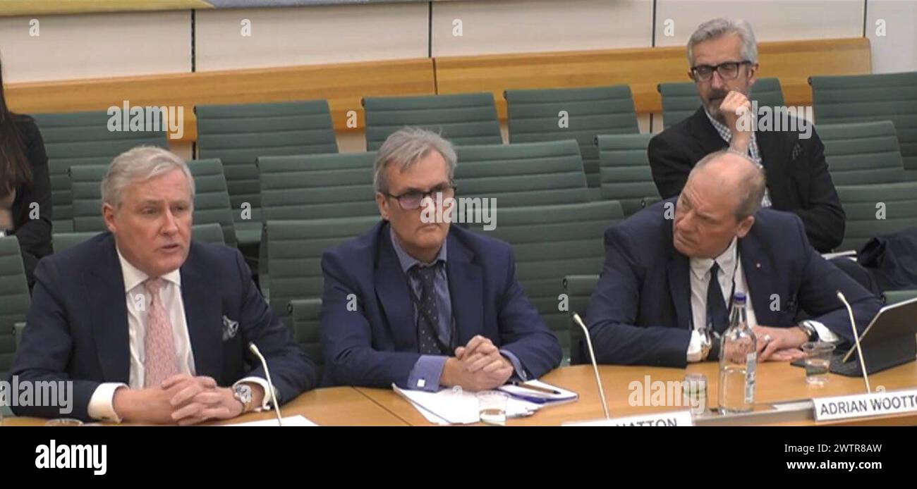 (left-right) Andrew M Smith, Corporate Affairs Director, Pinewood Group ...