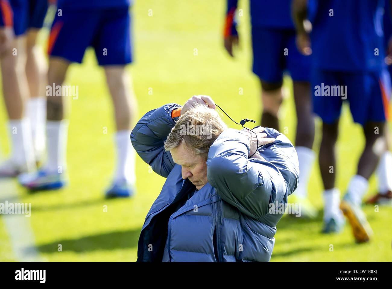 ZEIST - Players and national coach Ronald Koeman during a training ...