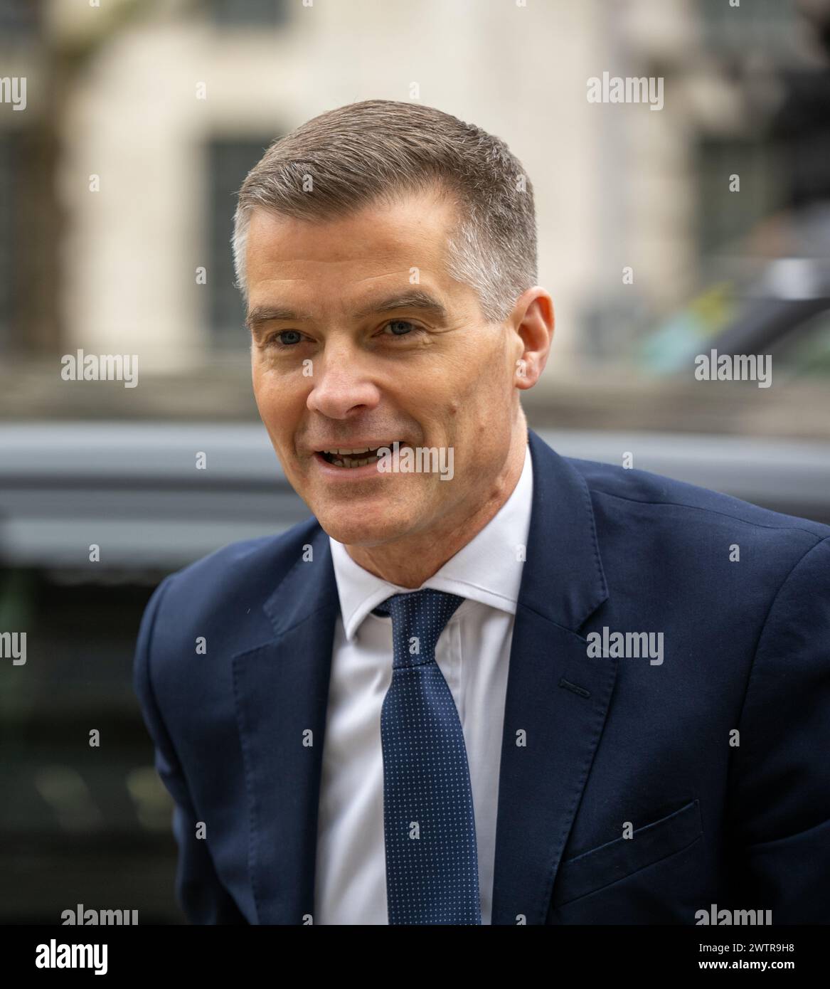 London UK 19 Mar 2024 Mark Harper, Transport Secretary, at a cabinet ...