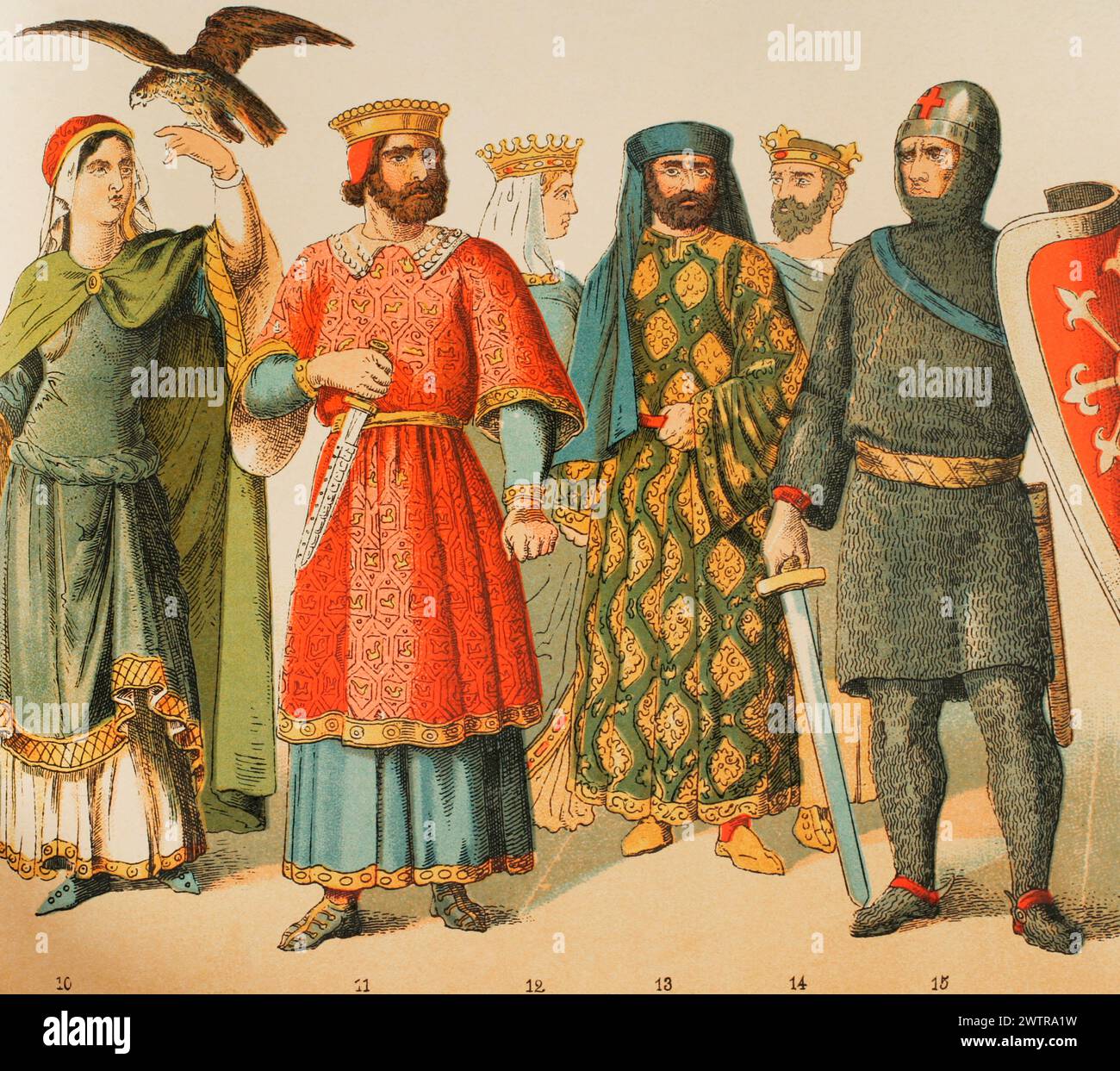 Medieval knight lady hi-res stock photography and images - Alamy