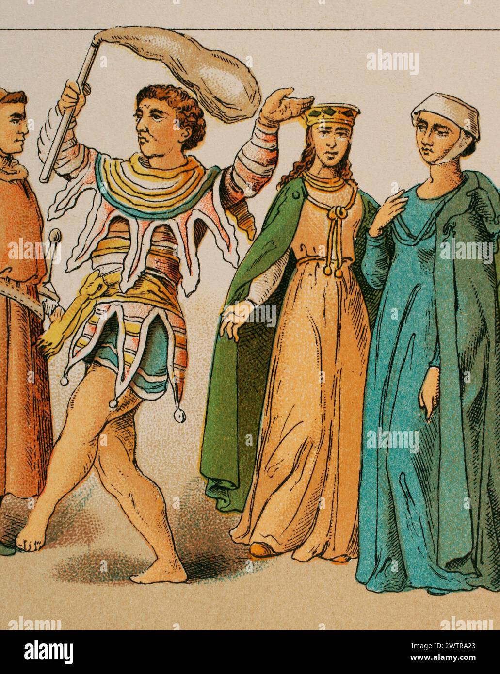 Medieval court jester hi-res stock photography and images - Alamy