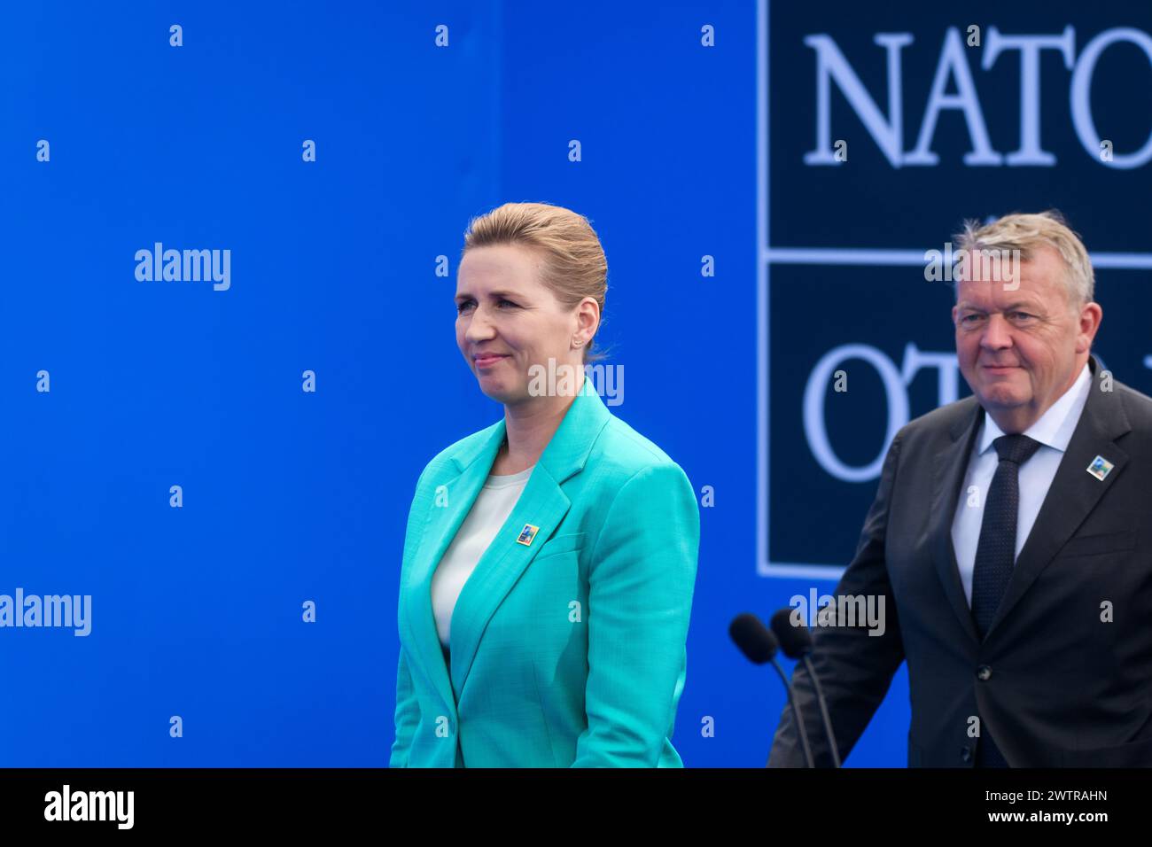 VILNIUS, LITHUANIA. 11th July 2023. Mette Frederiksen, Prime Minister ...