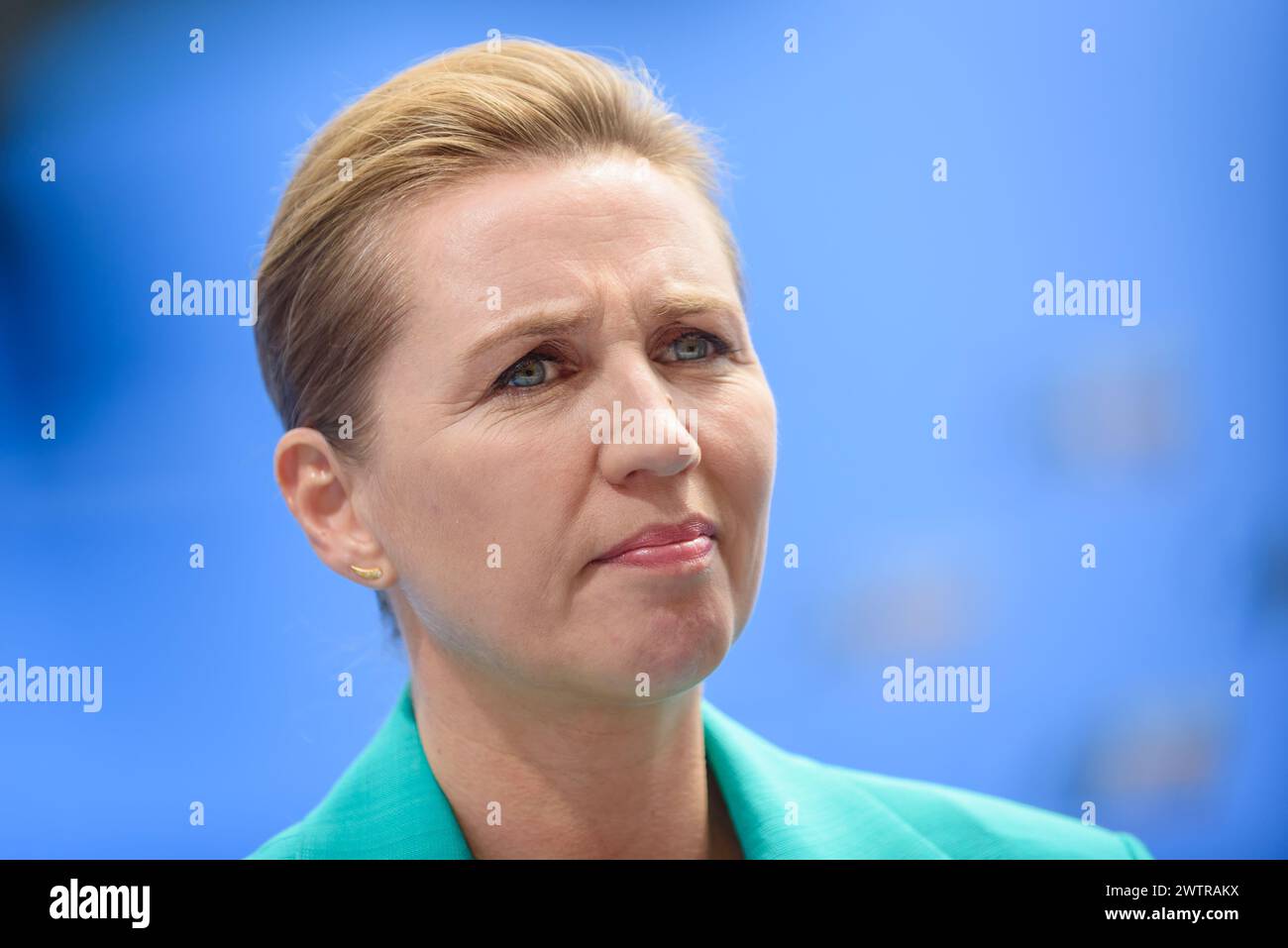VILNIUS, LITHUANIA. 11th July 2023. Mette Frederiksen, Prime Minister ...