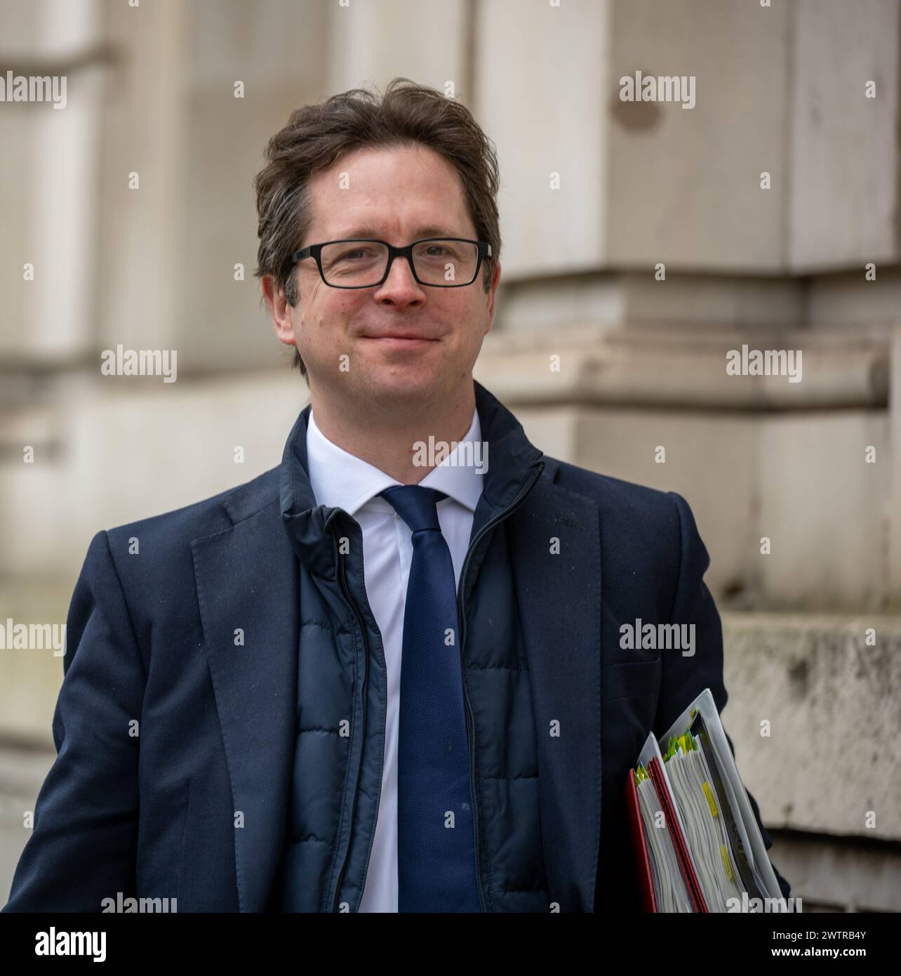 London UK 19 Mar 2024 Alex Burghart MP Parliamentary Secretary for the ...