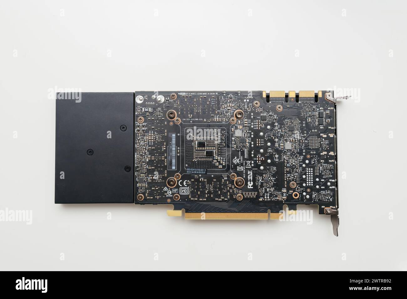 Paris, France - Jun 4, 2019: Detailed view of the circuitry on the back ...