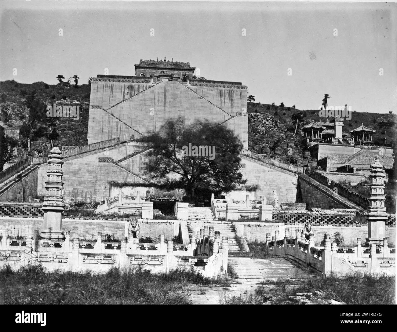 北京城外萬壽山昆明湖 No. 878, WAN-SHOU-SHAN PALACE Stock Photo - Alamy